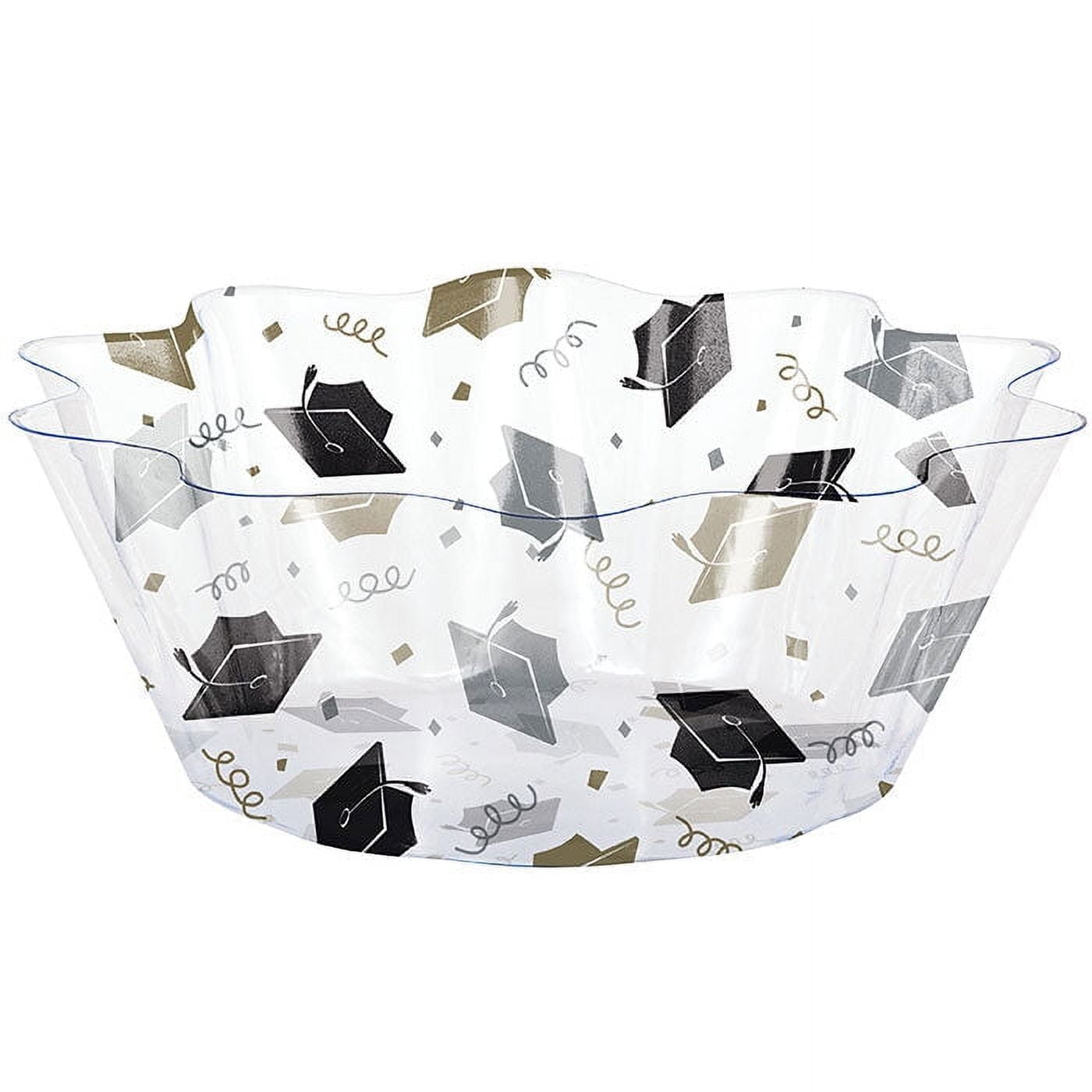 12 Count Bulk Pack Graduation Cap Fluted Bowls - Walmart.com