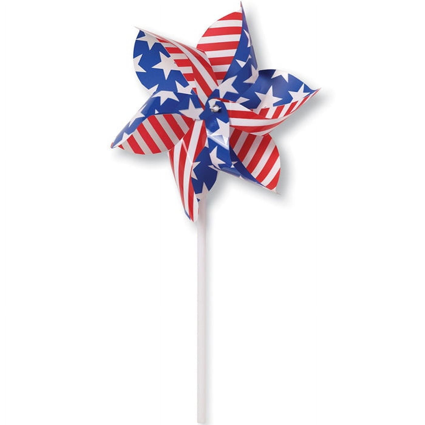 12 Count Bulk Pack Patriotic Pinwheel - Walmart.com