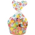 12 Count Bulk Pack Spring Floral Cello Basket Bag - Walmart.com