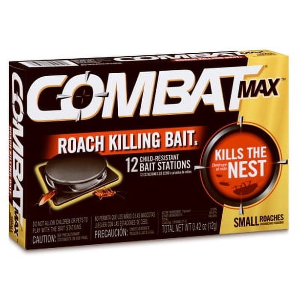 12 Count Combat Quick Kill Roach Bait, Each - Walmart Business Supplies