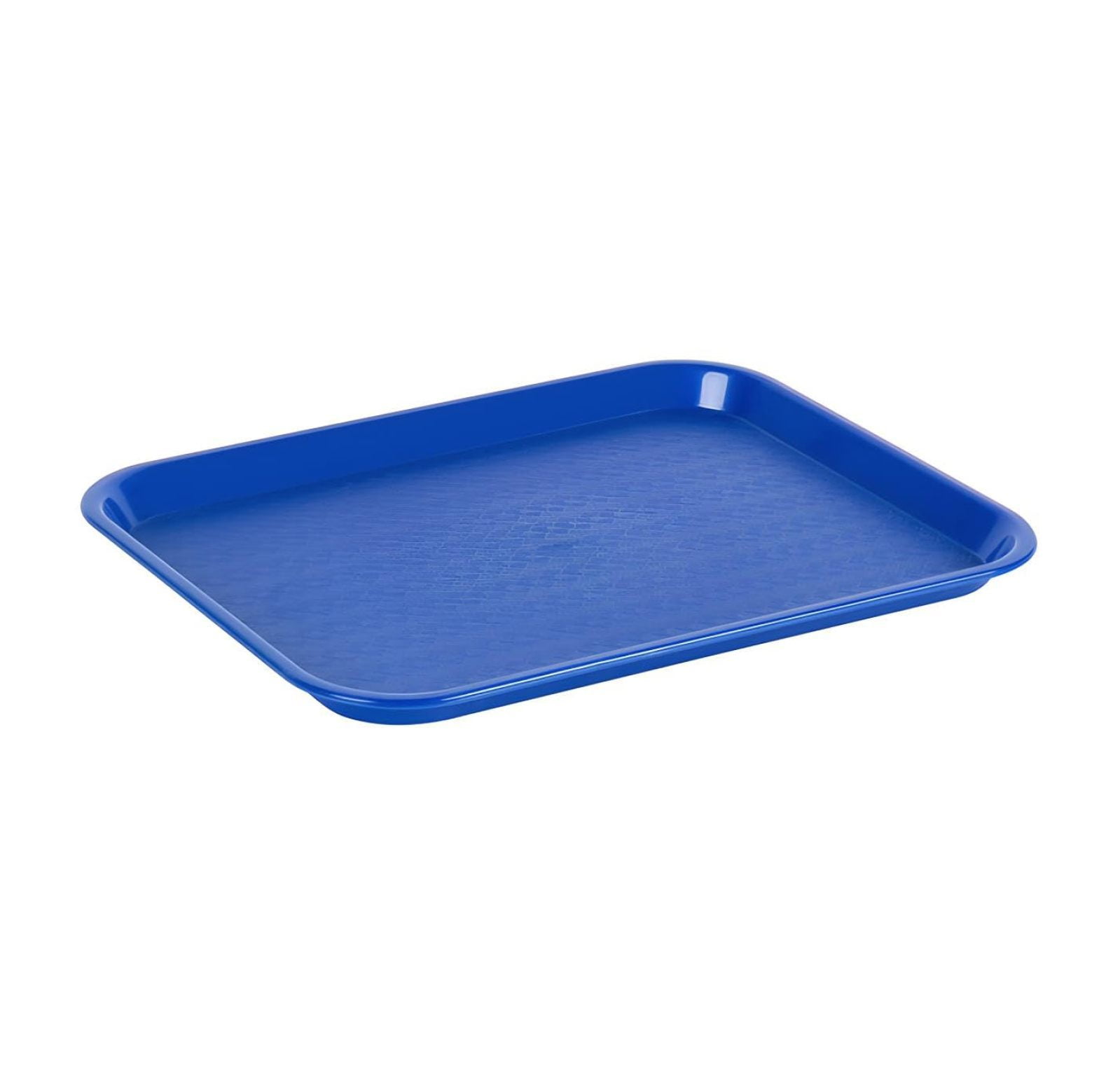 12-Count Lunch and Dinner Food Trays | Blue | 10" x 14" Plastic Food ...