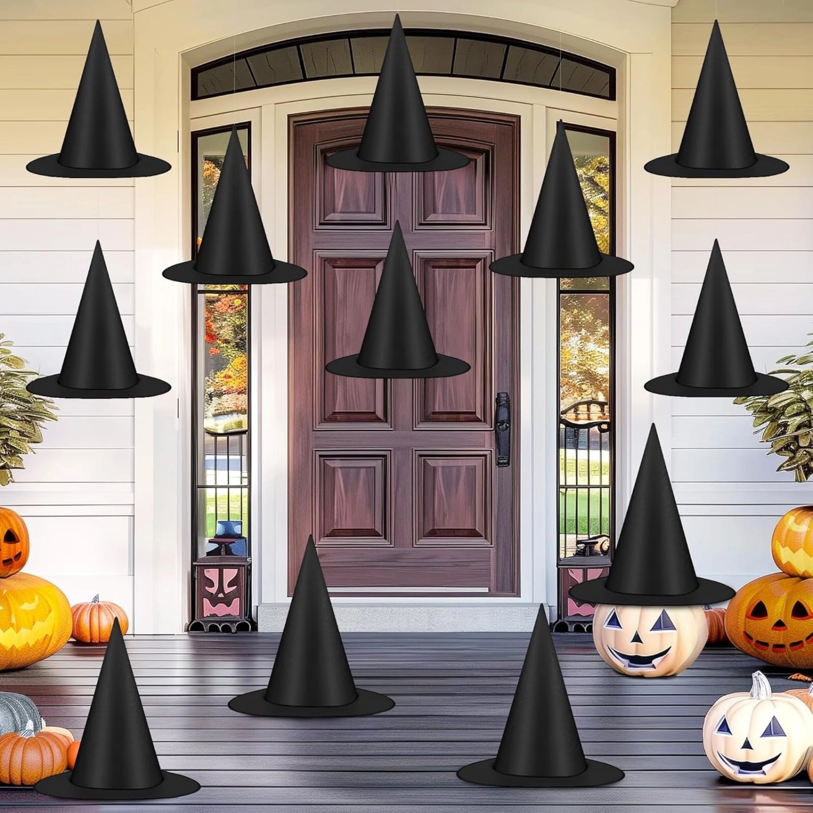 12 Count Mini Witch Hat & Witches Hat for DIY Halloween Decor Indoor ...