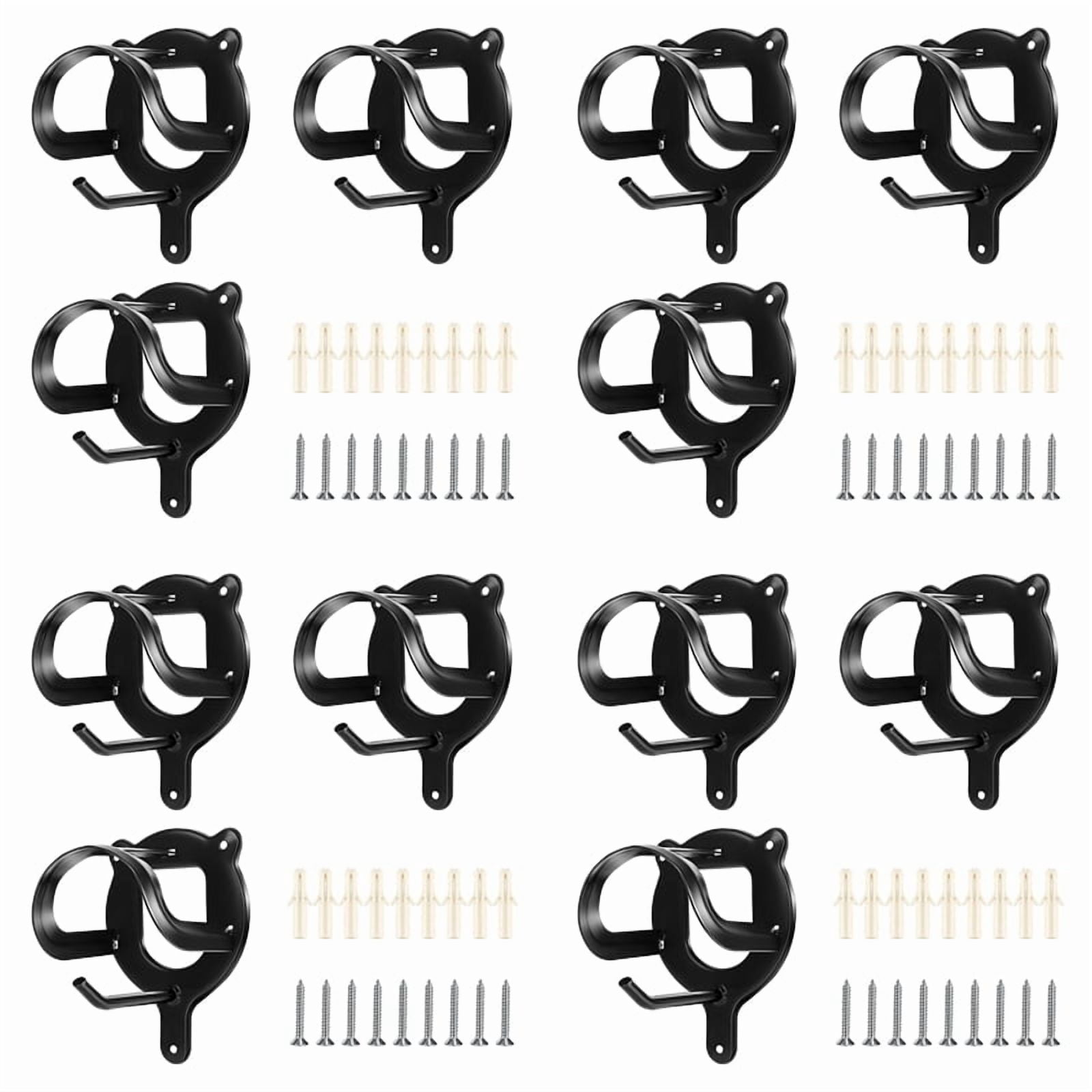 12 Counts Horse Bridle Rack Bracket Bridle Hooks Tack Storage Halter ...