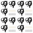 12 Counts Horse Bridle Rack Bracket Bridle Hooks Tack Storage Halter ...