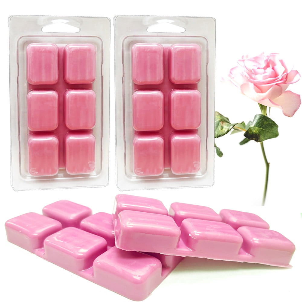 12 Cube French Rose Wax Melt Candle Warmer Scented Fragrance 2.5oz ...
