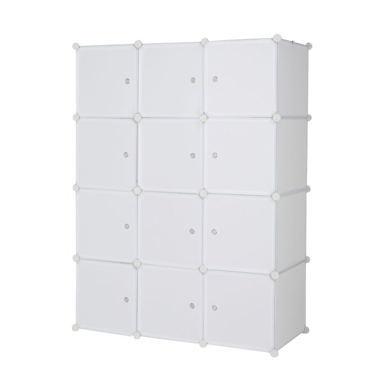 12 Cube Organizer Stackable Plastic Cube Storage Shelves Design ...