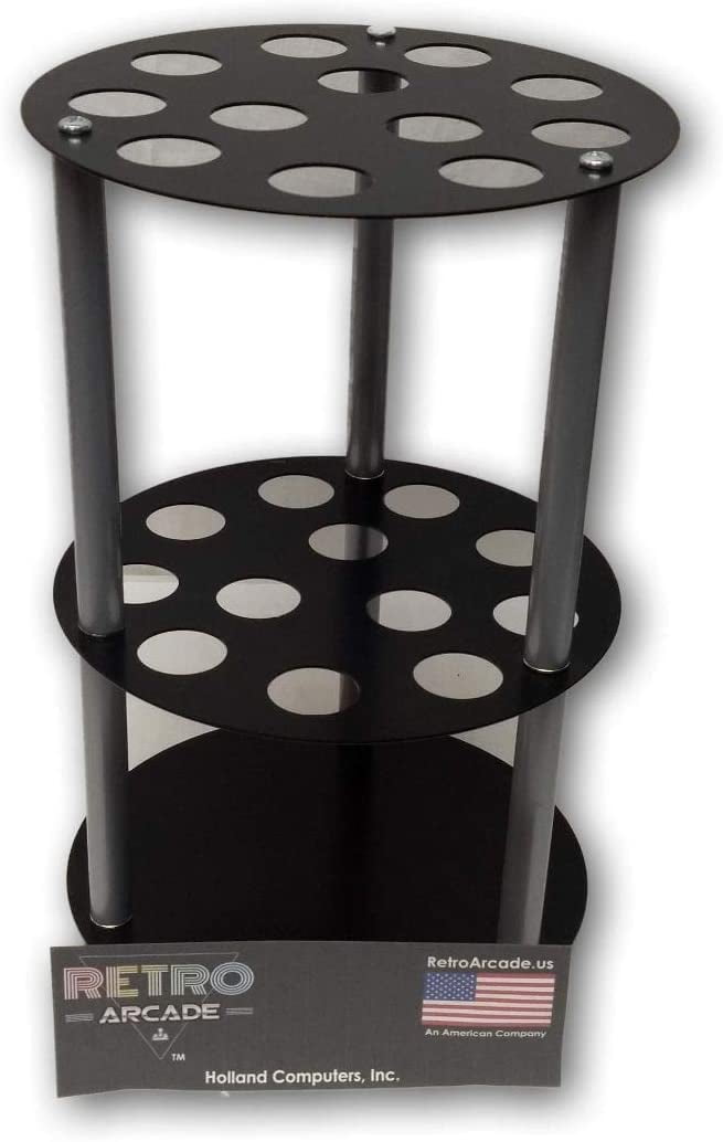 12 Cue Pool Stick Metal Floor Rack, Metal Finish with Heavy Duty ...