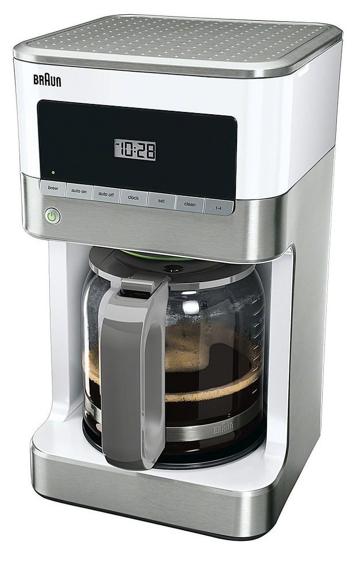12-Cup Coffee Maker, Programmable Cup Volume, Water-Level Window ...
