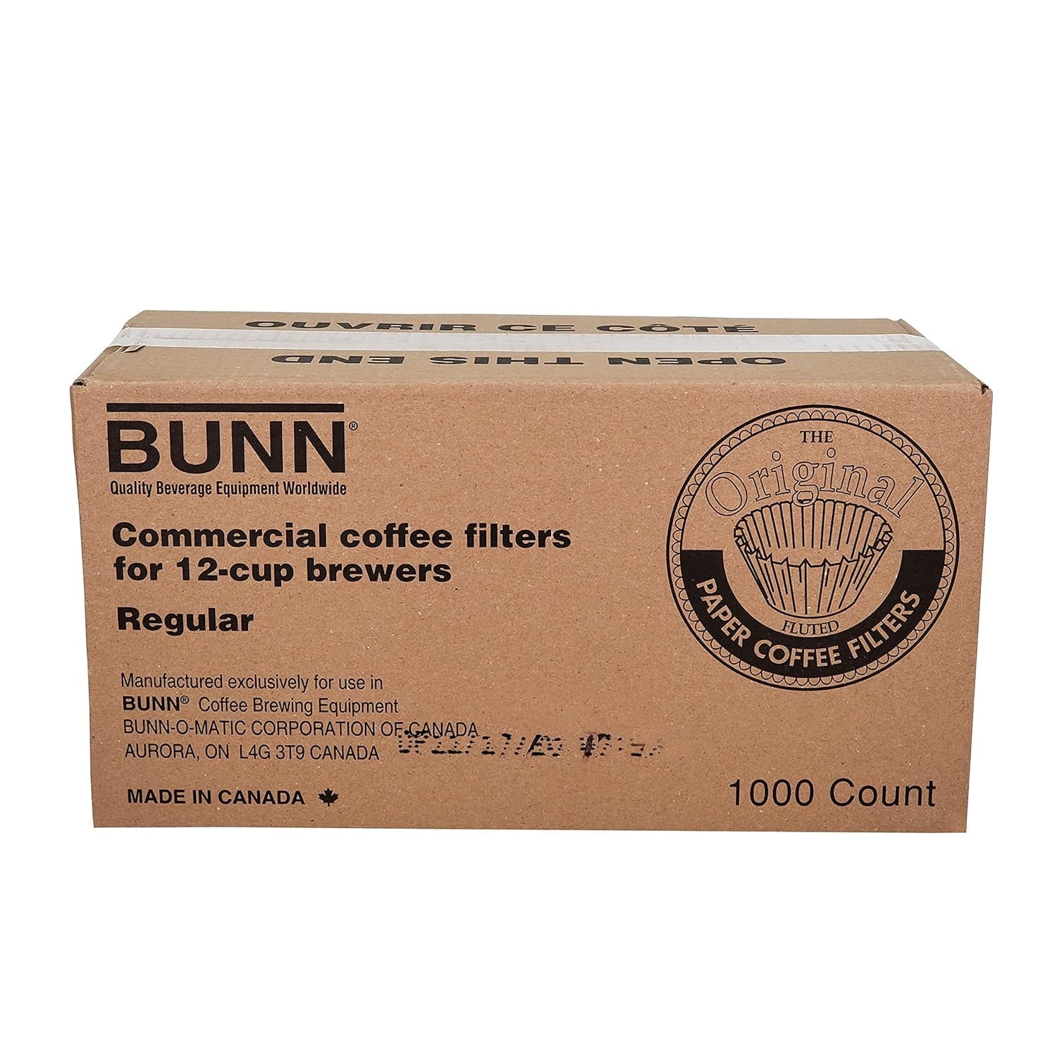 12-Cup Commercial Coffee Filters, 1000 Count, Model 20115.0000 ...