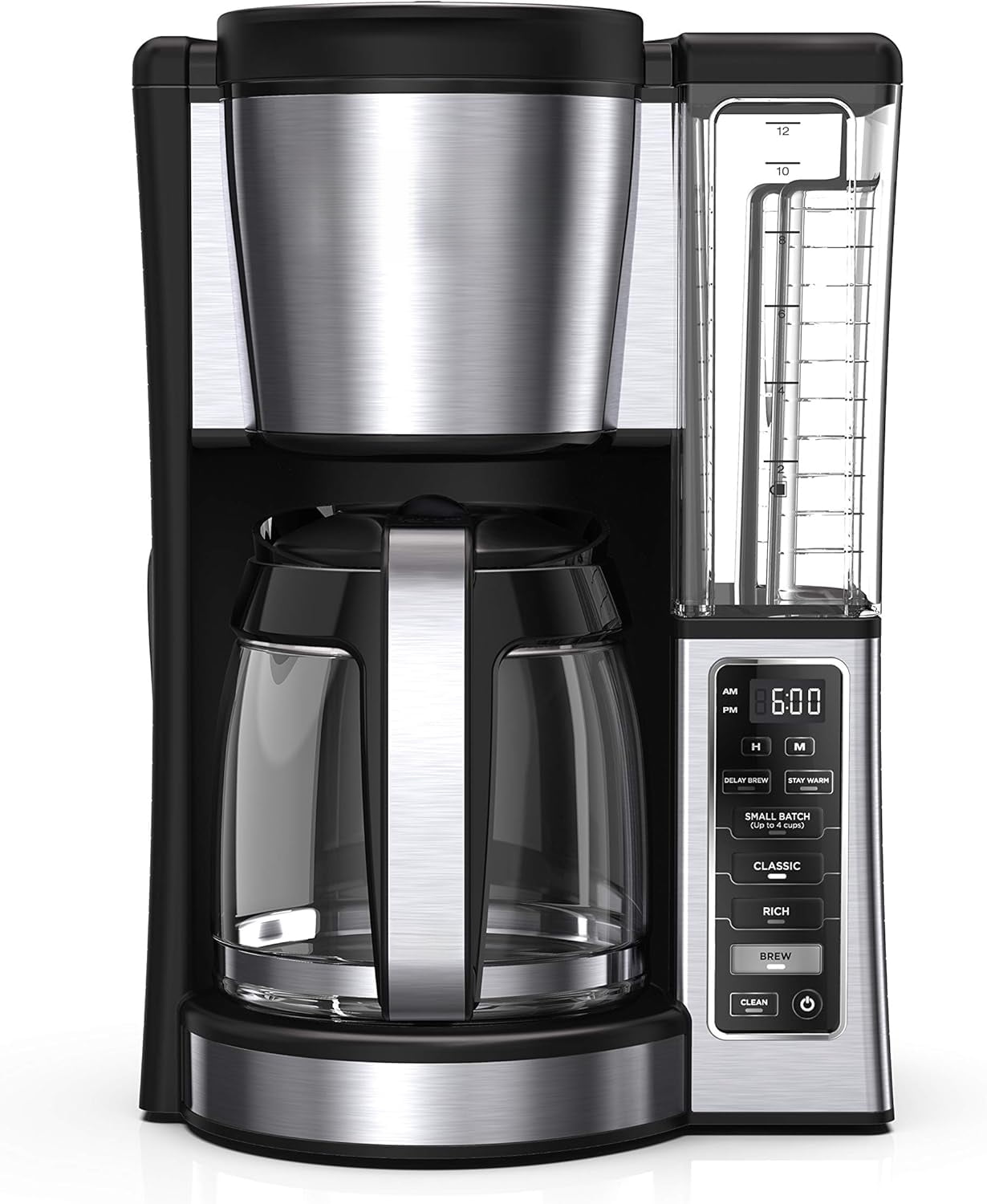12-Cup Programmable Coffee Brewer, 2 Brew Styles, Adjustable Warm Plate ...