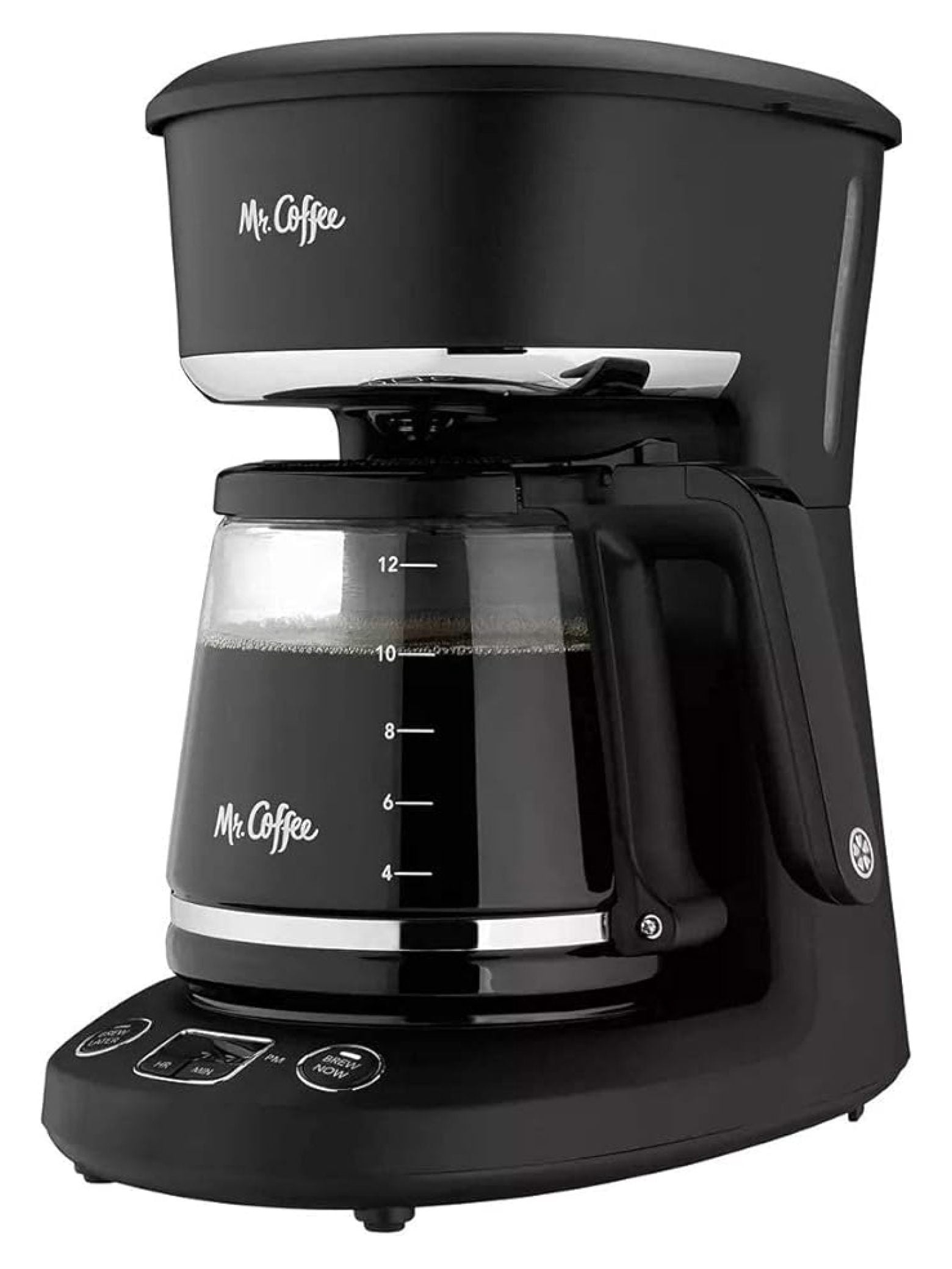 12-Cup Programmable Coffee Maker, Brew Now & Later, Auto Pause, Digital ...