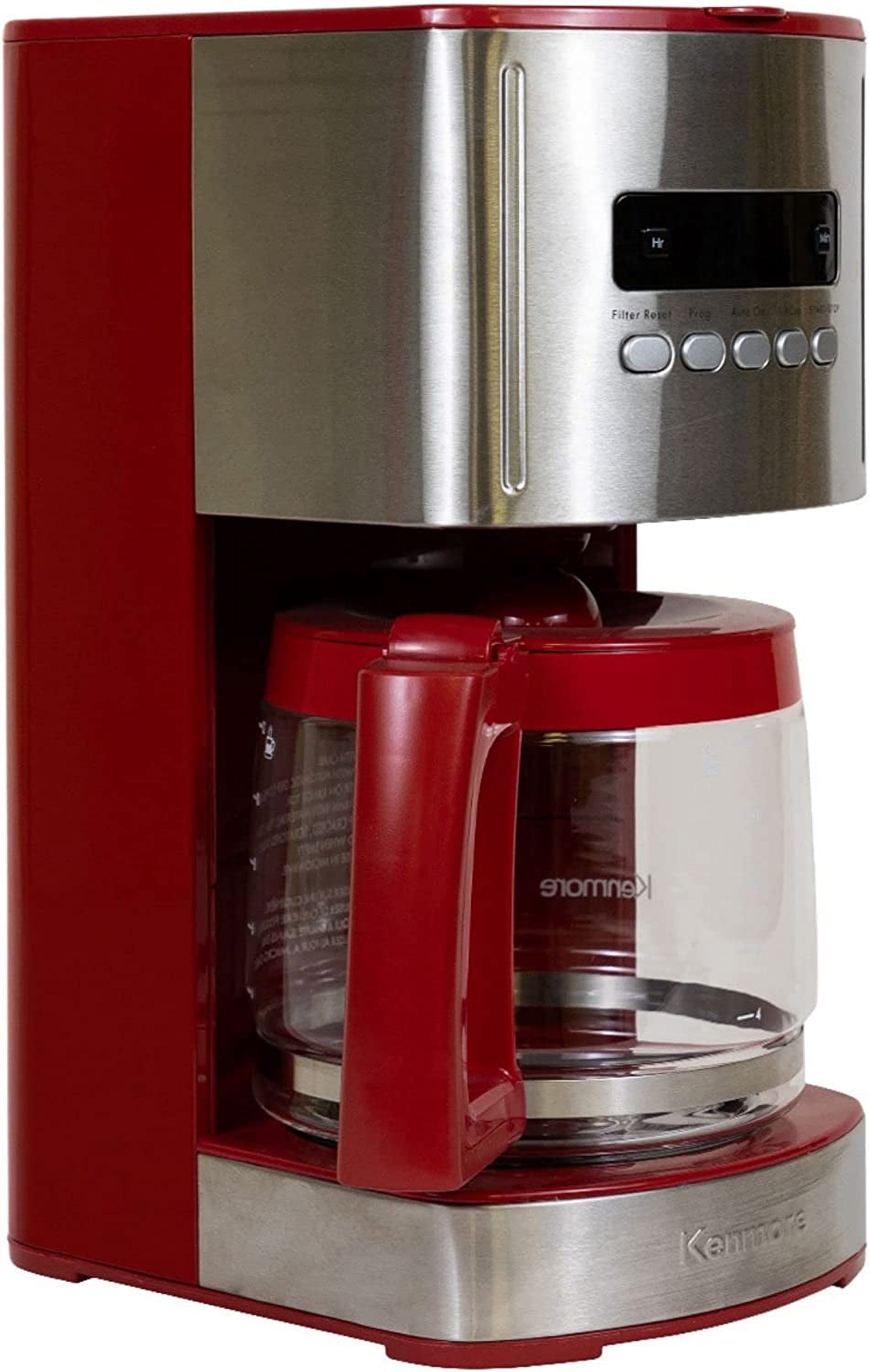 12-Cup Programmable Coffee Maker, Drip Coffee Maker with Glass Carafe ...