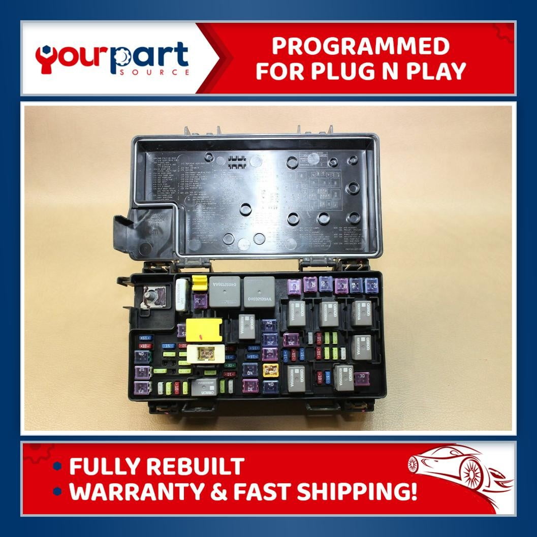 12 DURANGO GRAND CHEROKEE TIPM TEMIC INTEGRATED FUSE BOX MODULE ...