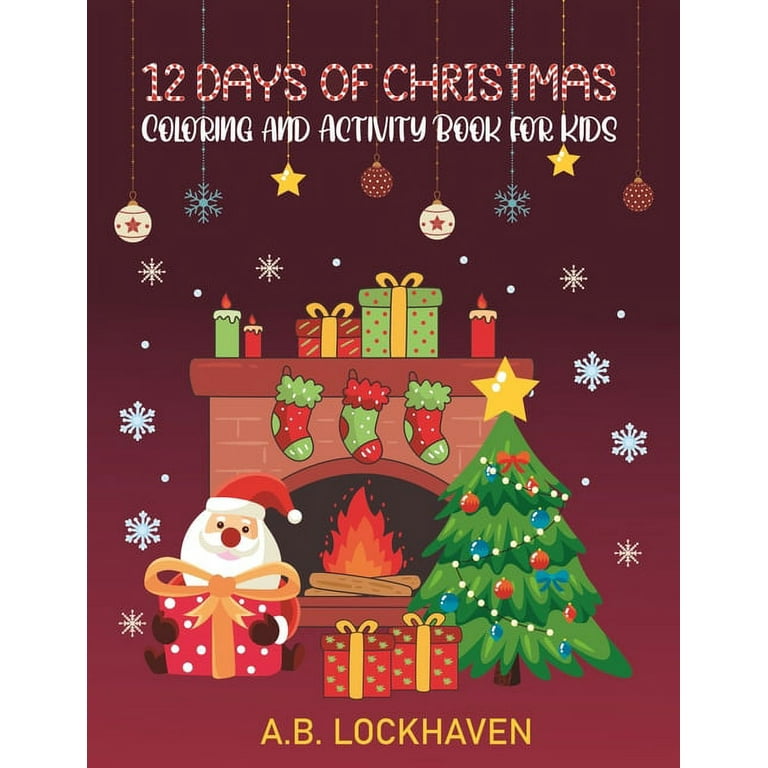 twelve days of christmas coloring book