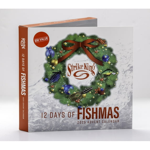 12 Days of Fishmas Fishing Lure Advent Calendar Version 1 - Walmart.com