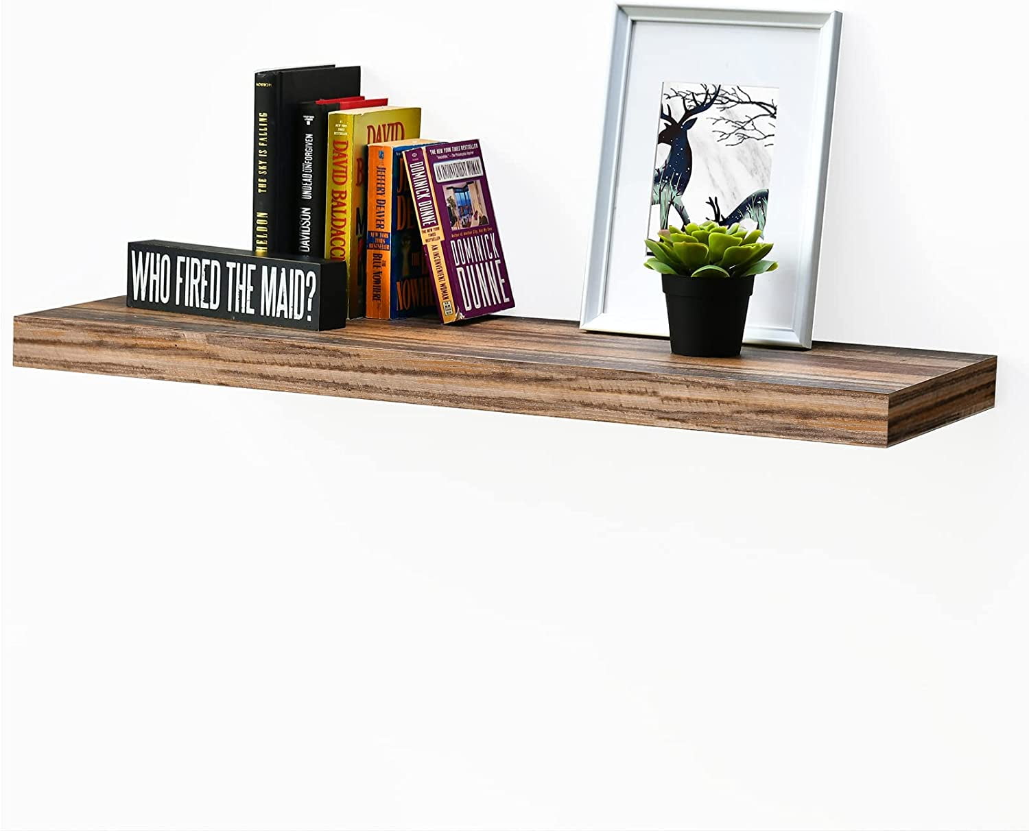 12" Deep Wall Shelves, Floating Wall Shelf Large Floating Shelves, 35. ...