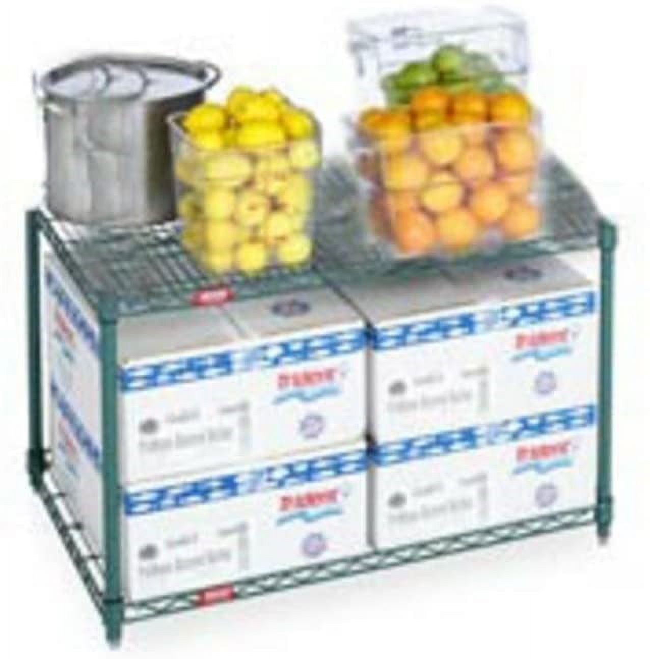 12" Deep x 30" Wide x 36" High 2 Tier Freezer Starter Shelving Unit ...