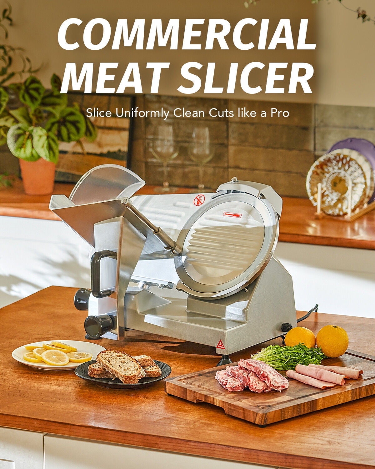 12" Deli Food Meat Slicer - Walmart.com