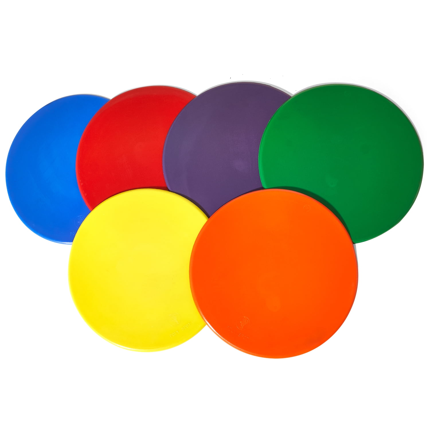 12" Deluxe Poly Spots, 6-Pack - Walmart.com