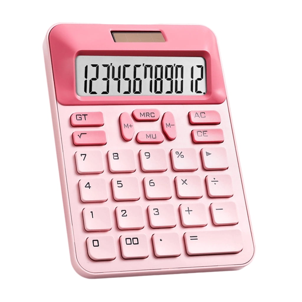 12 Desktop Calculator With Large Screen And For Accurate Data Entry ...