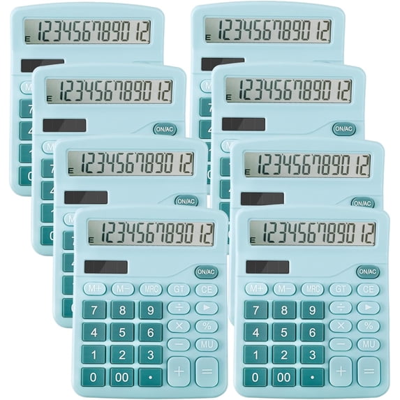 12-Digit Calculator, Desktop Calculators with Big Buttons and Large ...