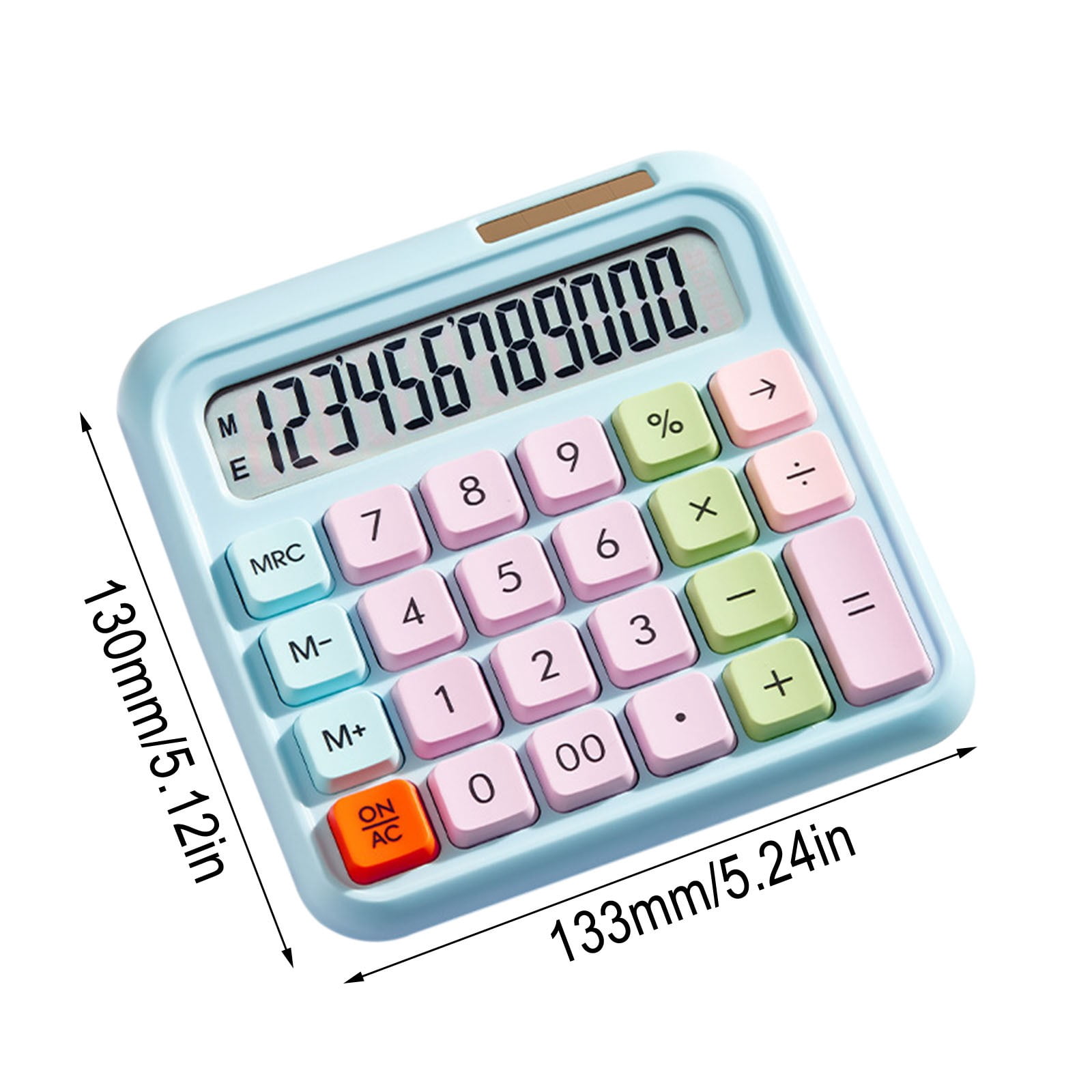12 Digit Desk Calculator, Desktop Calculators with Large LCD Display ...