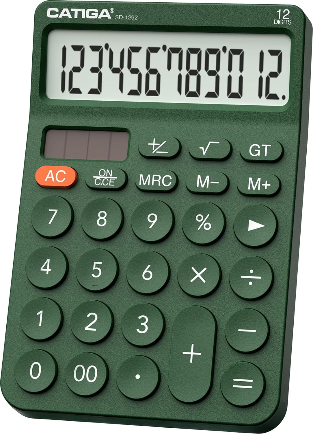 12 Digit Desktop Calculator Basic Desk Calculator with Large LCD ...
