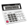 12-Digit Desktop and Classroom Calculator, Dual Power, Large Display ...