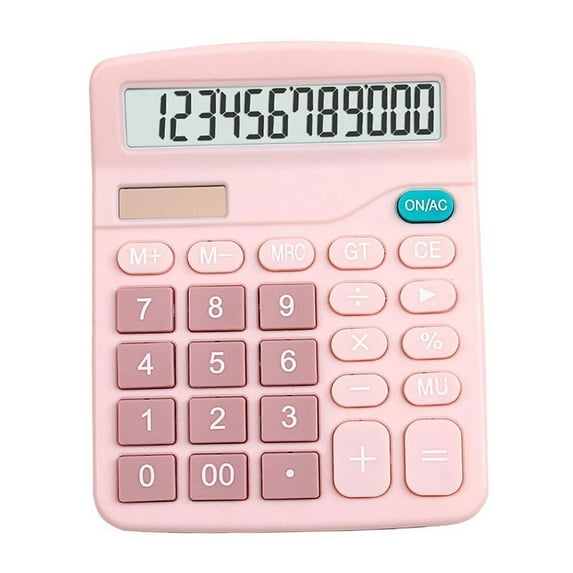 12 Digit Electronic Calculator Large Screen Desktop Office Calculator ...