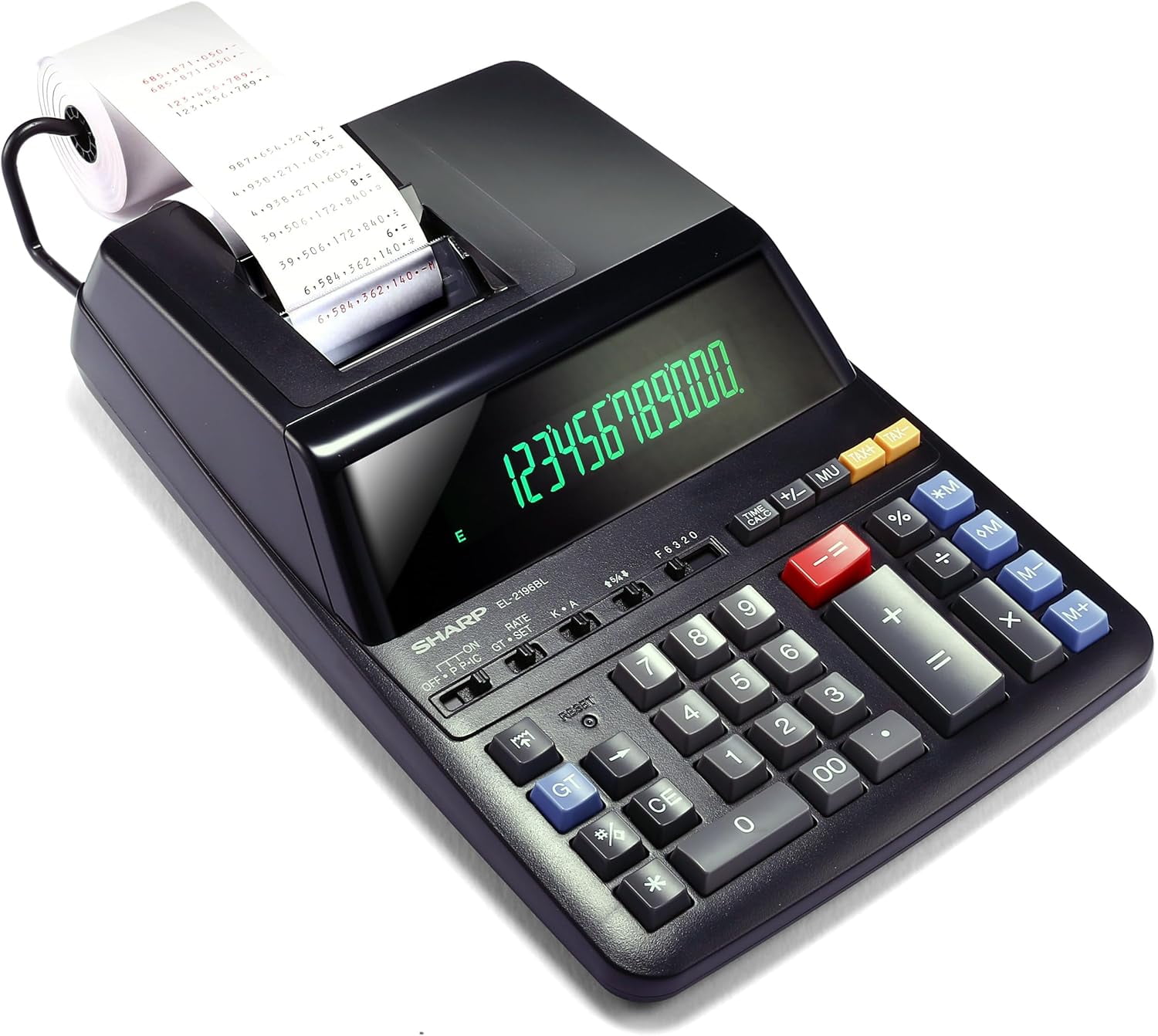 12-Digit Print Calculator Desktop Size Adding Machine, Perfect for ...
