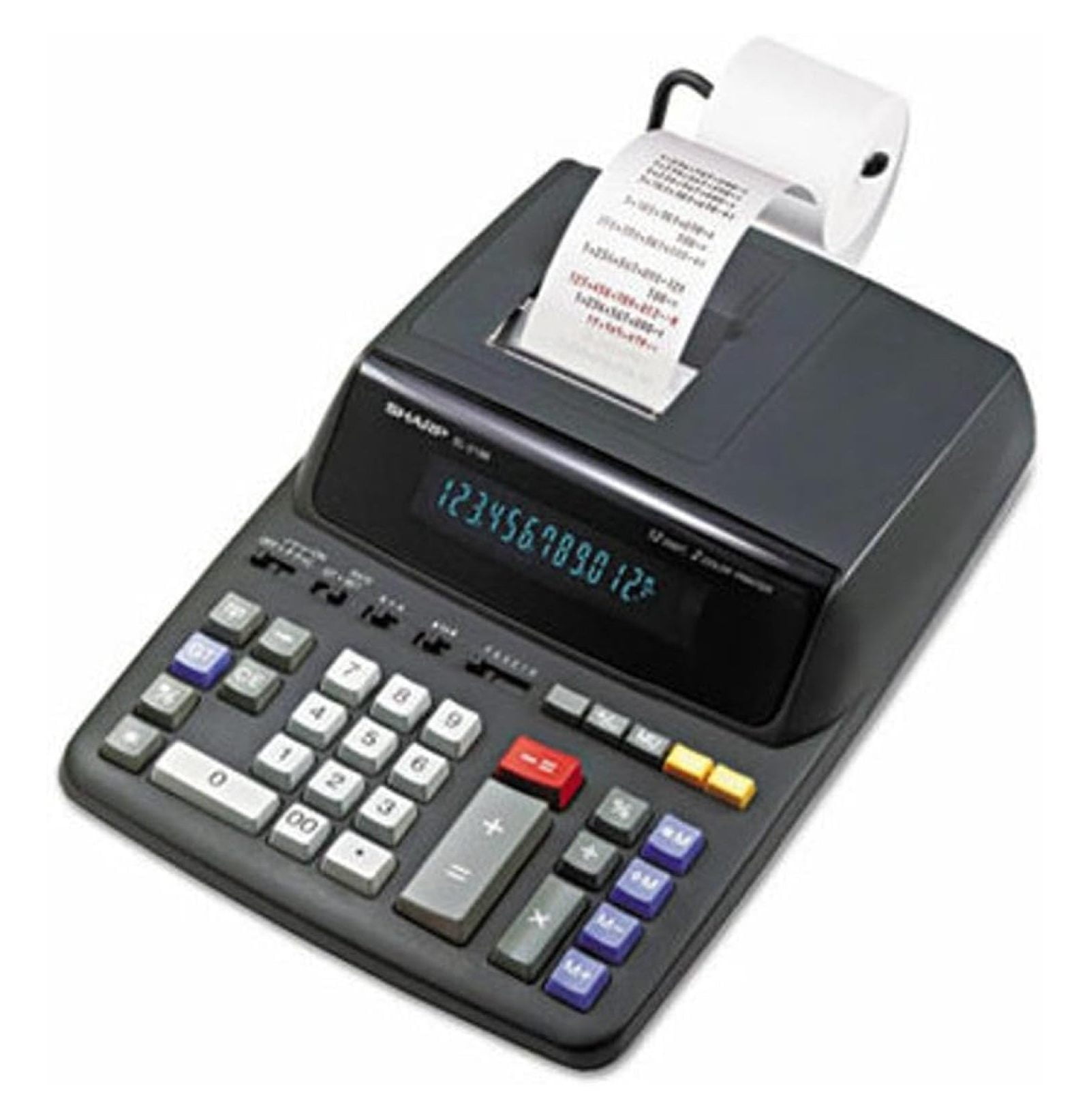 12-Digit Print Calculator Desktop Size Adding Machine, Perfect for ...