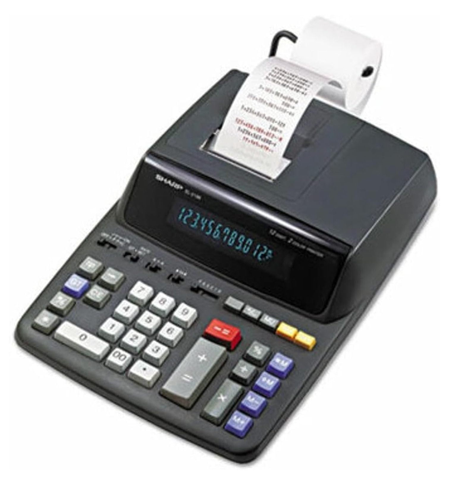 12-Digit Print Calculator Desktop Size Adding Machine, Perfect for ...