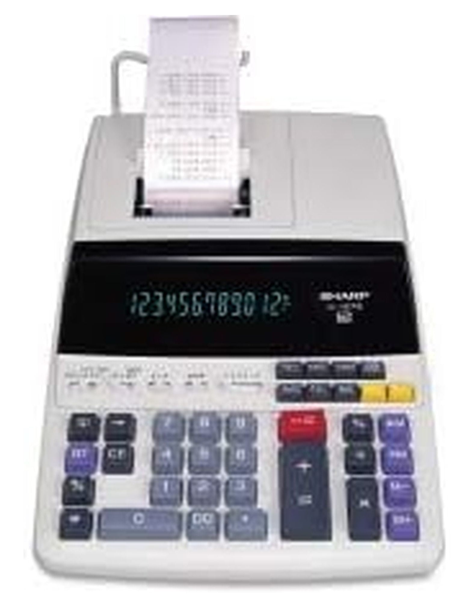 12-Digit Printing Calculator - EL-1197PIII - Large Blue Display, 2 ...