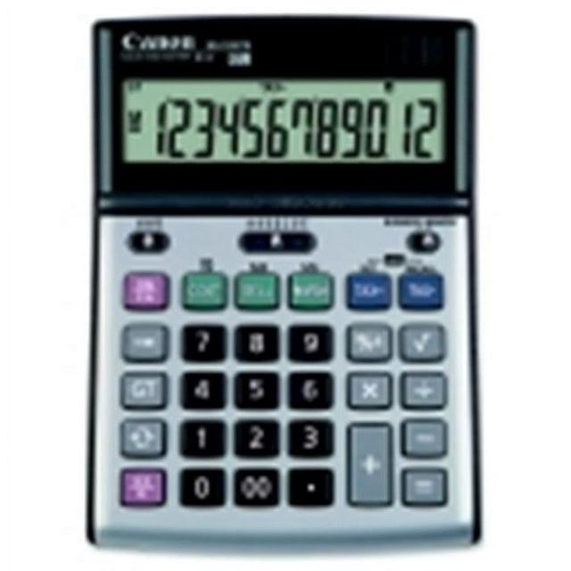 12-Digit Tilt-Adjustable LCD Dual Power Desktop Calculator - Pack - 24 - Walmart.com