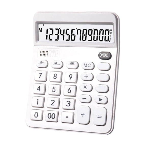 12-Digit Voice Calculator, Finance and Accounting Office Calculator ...