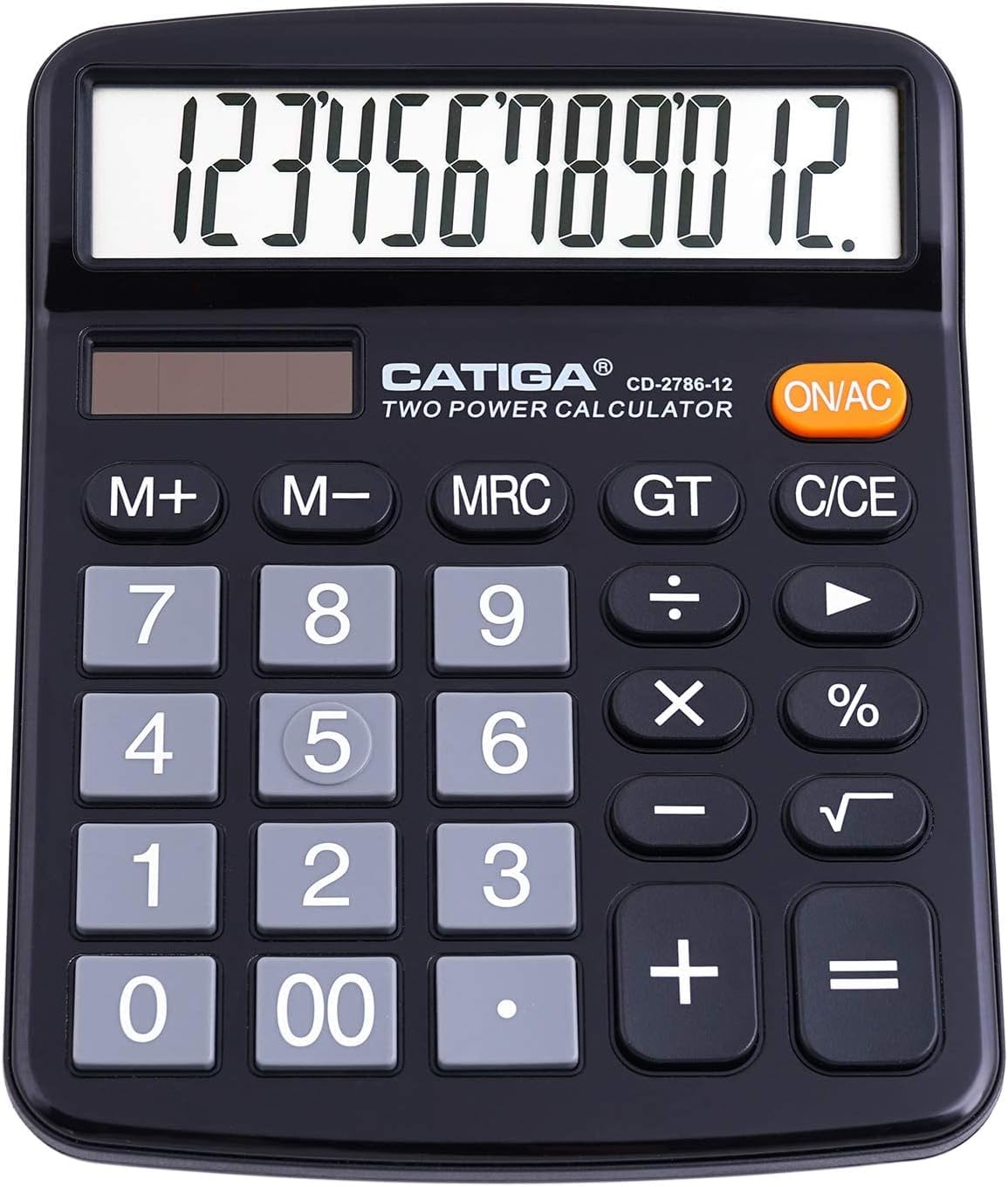 12 Digits Desktop Calculator with Large LCD Display and Sensitive ...