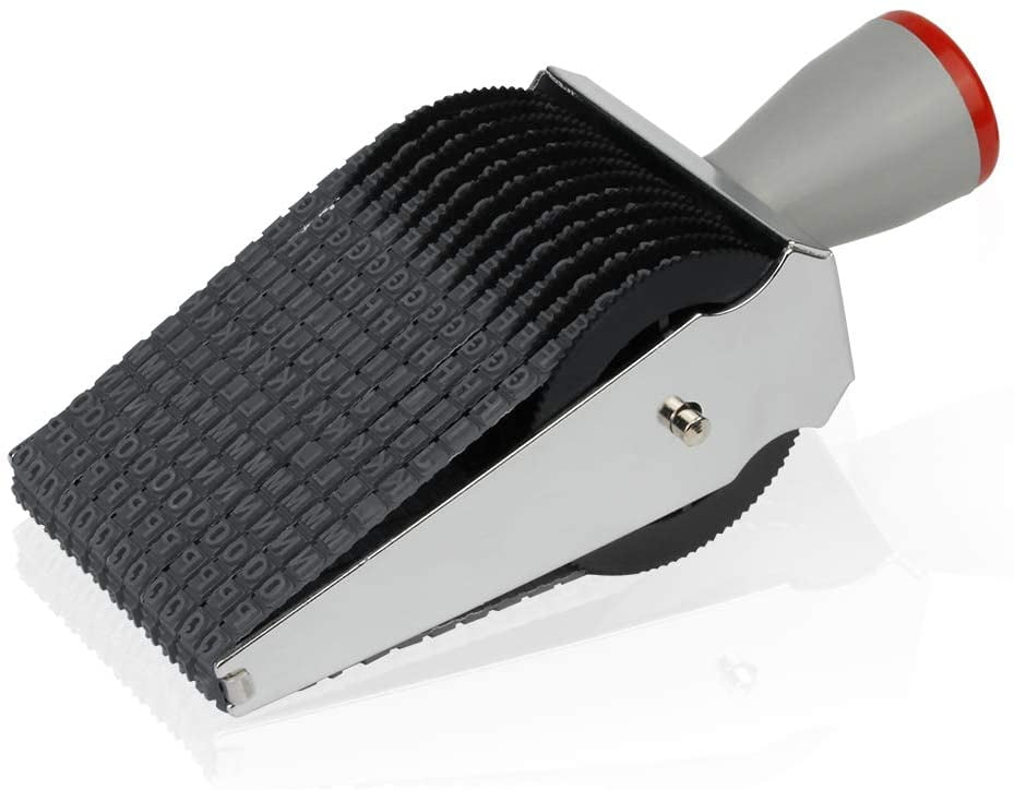 12 Digits Roller Stamp Personalized English Alphabet Number Symbol ...