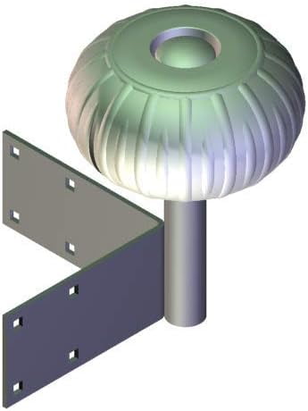 12" Dock Wheel - Corner End - White - Walmart.com