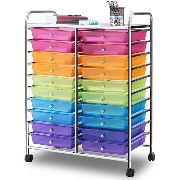 Plastic Rolling File Cabinets in Office Furniture - Walmart.com