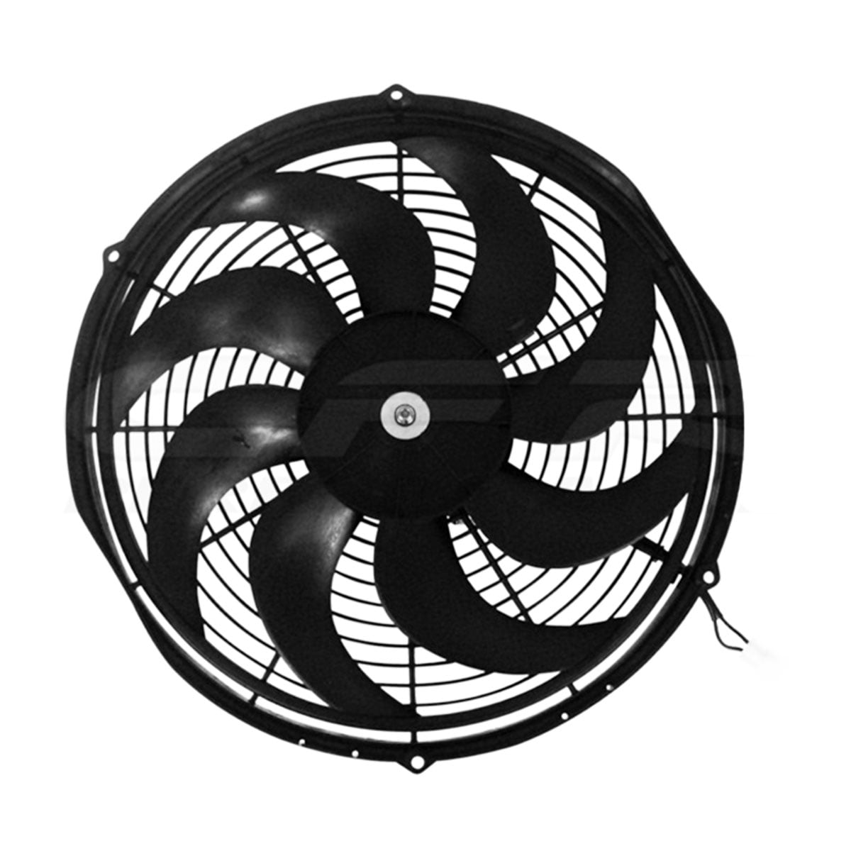12" Electric Radiator Cooling Fan Curved Blade 12 Volt 7 Amp 2134 RPM ...