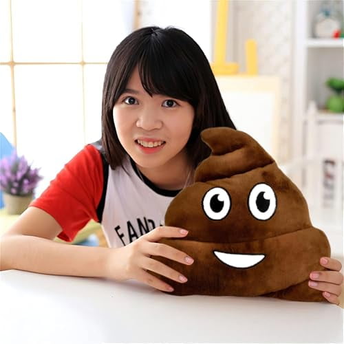 12" Emoticon Poop Pillow - Walmart.com