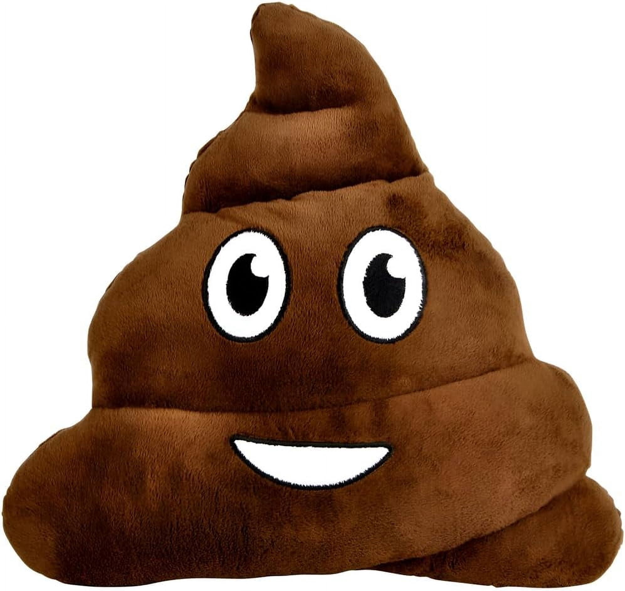 12" Emoticon Poop Pillow - Walmart.com