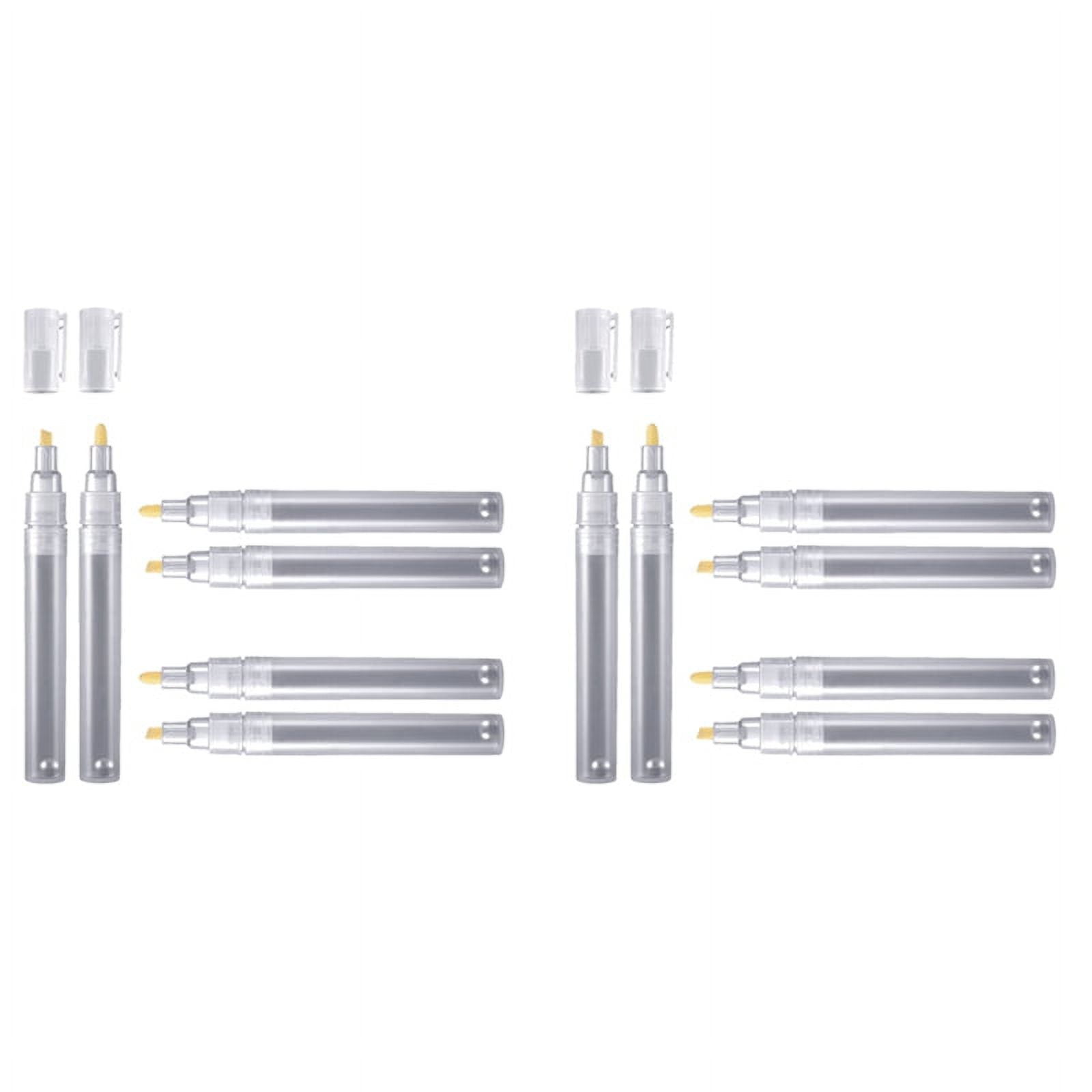 12 Empty Fillable Blank Paint Pen Markers Refillable Paint Pen Fine Tip ...