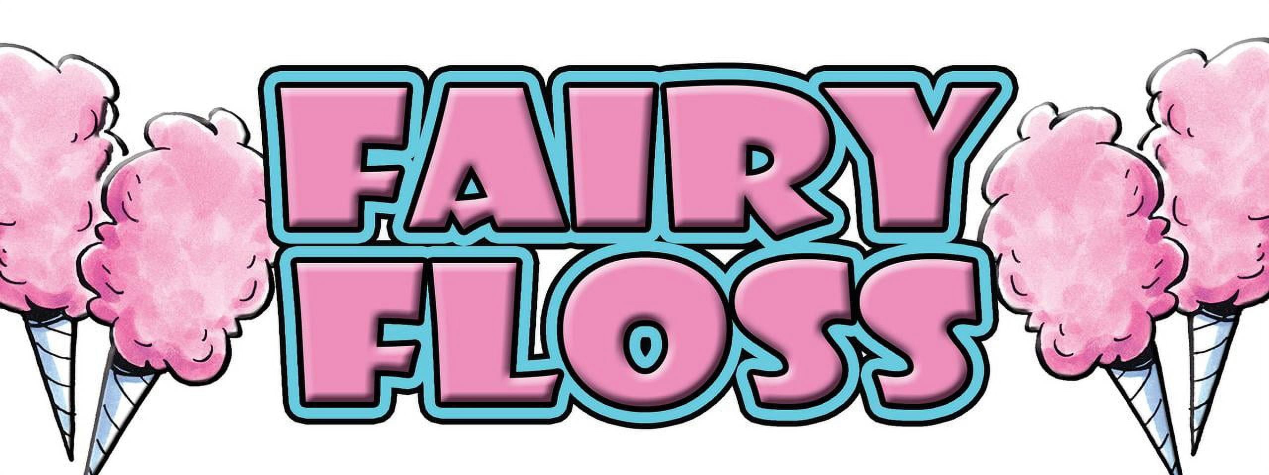 12" FAIRY FLOSS DECAL sticker cotton candy spun sugar - Walmart.com