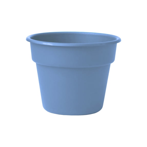 Mainstays Flint 10.5" x 13.5" x 10.5" Round Blue Paradise Resin Planter ...
