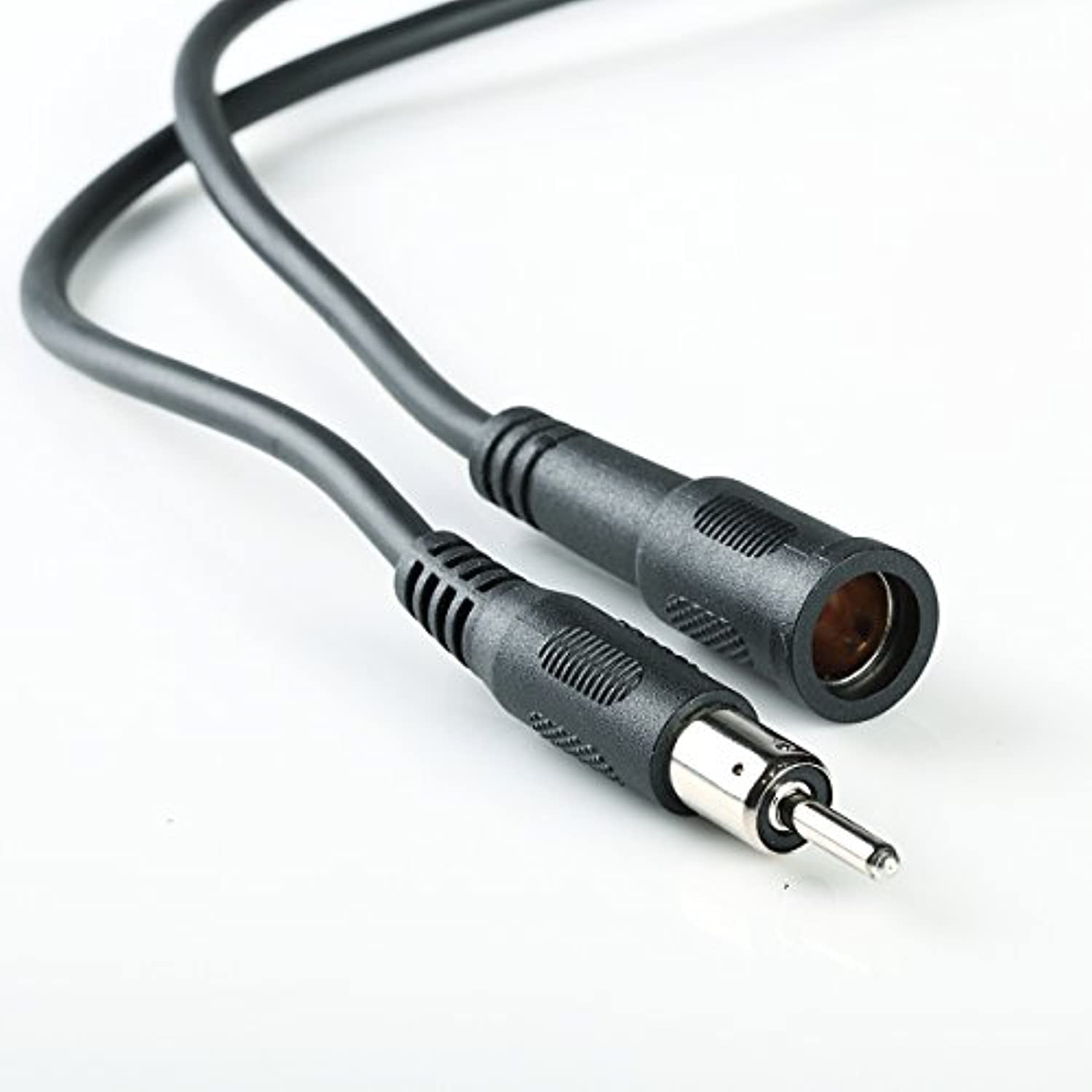 12 FT Auto Antenna Extension Cord Male Female Car Ant AM FM Adapter ...