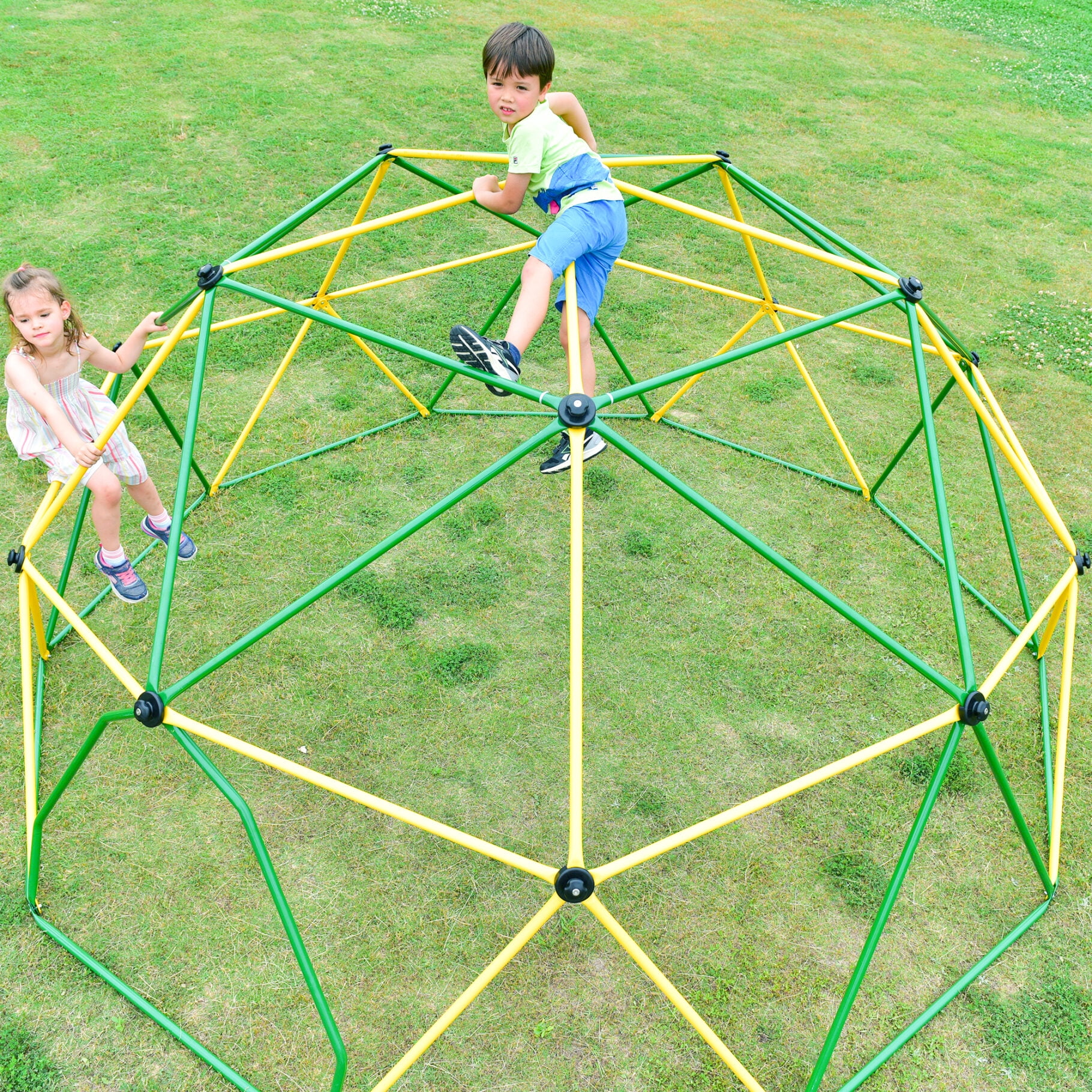 12 FT Kids Climbing Dome Tower,Outdoor Play Equipment Supporting 1000 ...