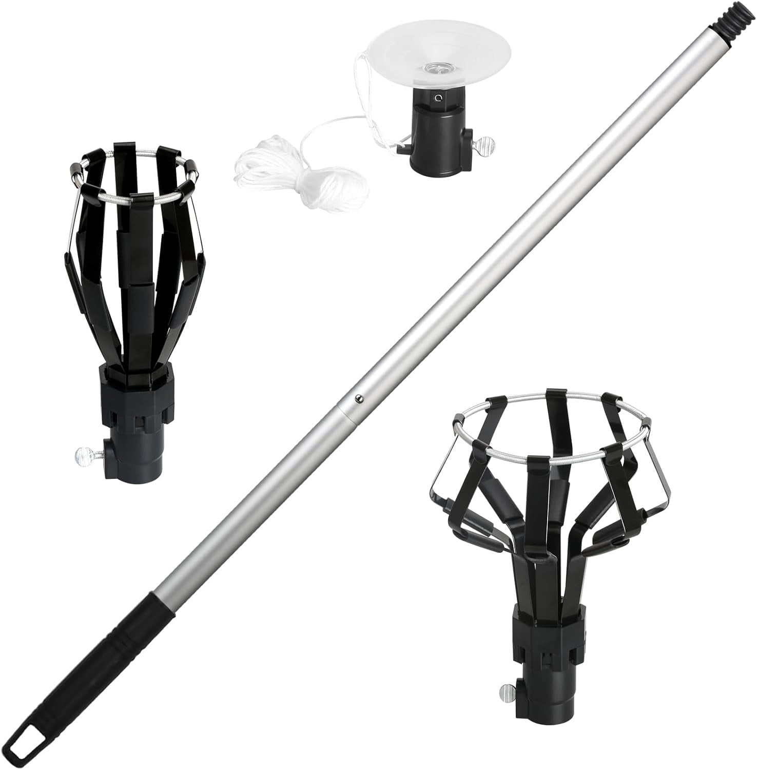 12 FT Light Bulb Changer for High Ceilings, Light Bulb Pole Changer for ...