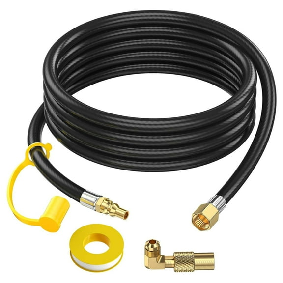 Propane Hose Adapter Quick Connect 3/8Inch Male Flare 90° For ...