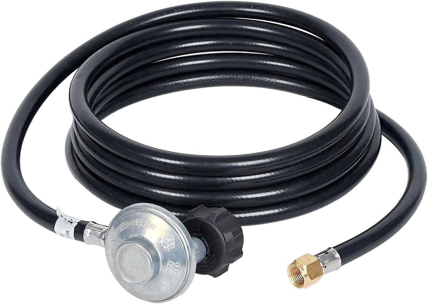 12 FT Regulator Hose Low Regulator Fits LP Gas Grill, Generator, Gas ...